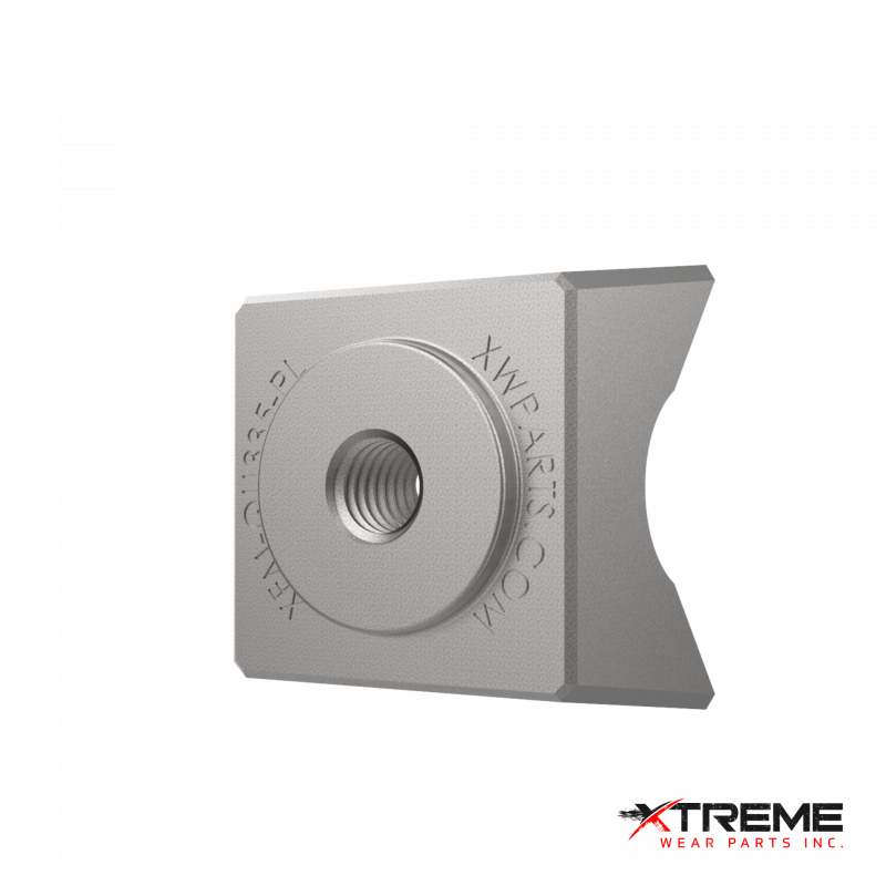 Reversible Planer Knife | Hardened Treated Steel | 1-5/8" x 1-5/8" One-Piece 1/8" Shank with 3/8 ...